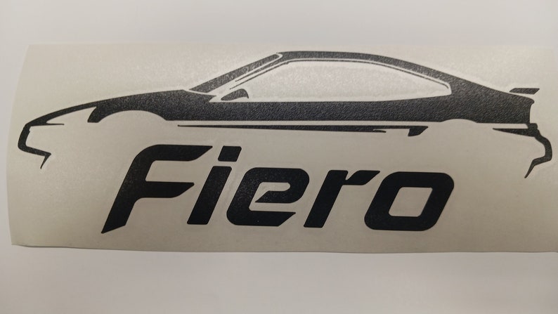 Pontiac Fiero Fast Back GT Decal - Etsy
