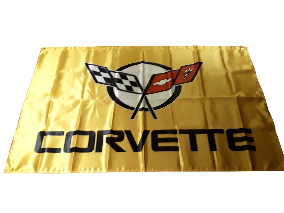 Huge Corvette Logo Flag 3 X 5 Feet. - Etsy