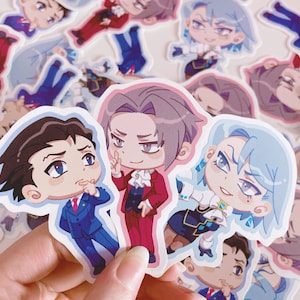 Ace Attorney Objections and Phoenix Wright Sprite Stickers - Etsy