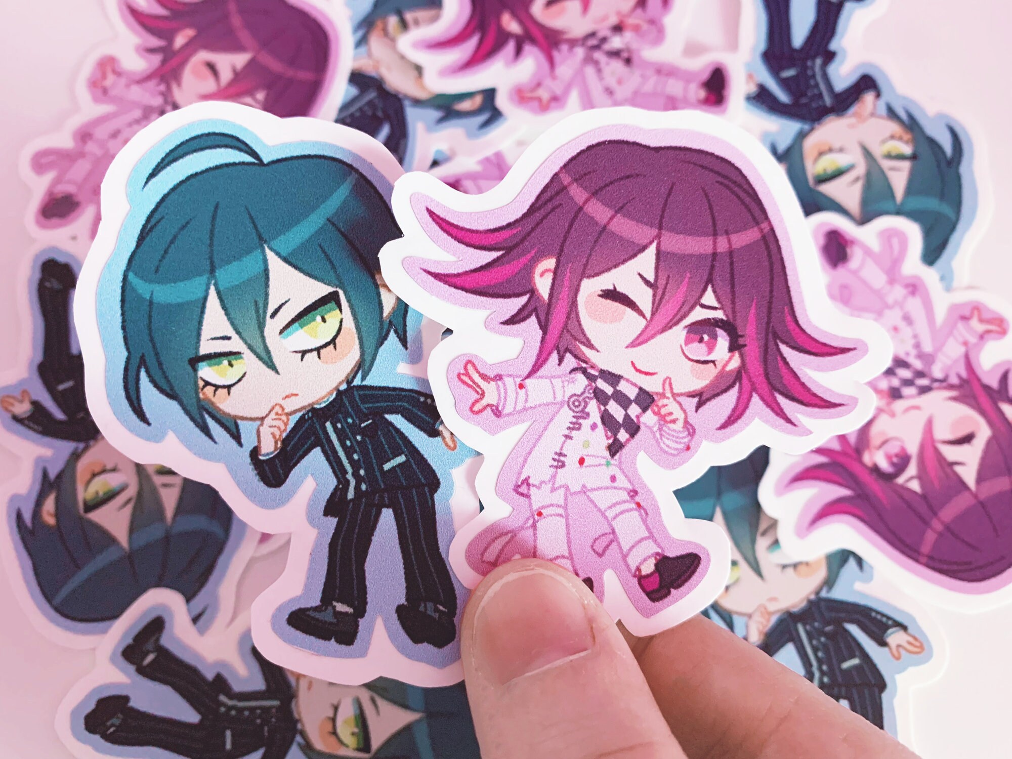 NEW DANGANRONPA V3 - Kokichi Ouma & Shuichi Saihara Stickers - Etsy Canada