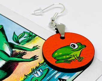 Folk Art Wood Frog - Etsy