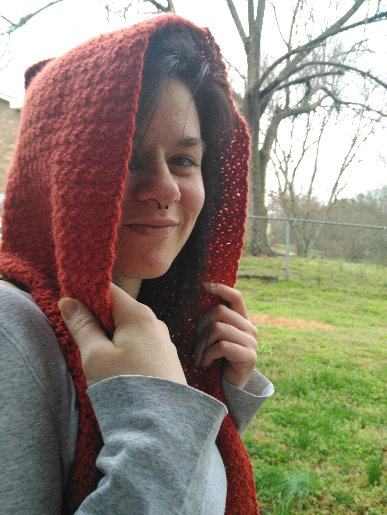 CROCHET PATTERN | Paprika Pocket Scarf | Hooded Scarf Crochet Pattern ...