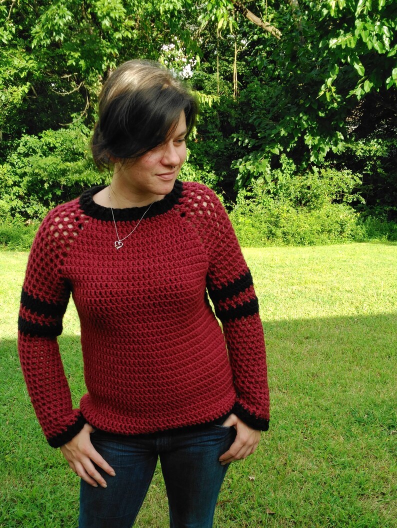 CROCHET PATTERN | Sweater Weather Raglan | Crochet Garment Pattern ...