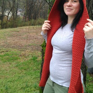 CROCHET PATTERN | Paprika Pocket Scarf | Hooded Scarf Crochet Pattern ...