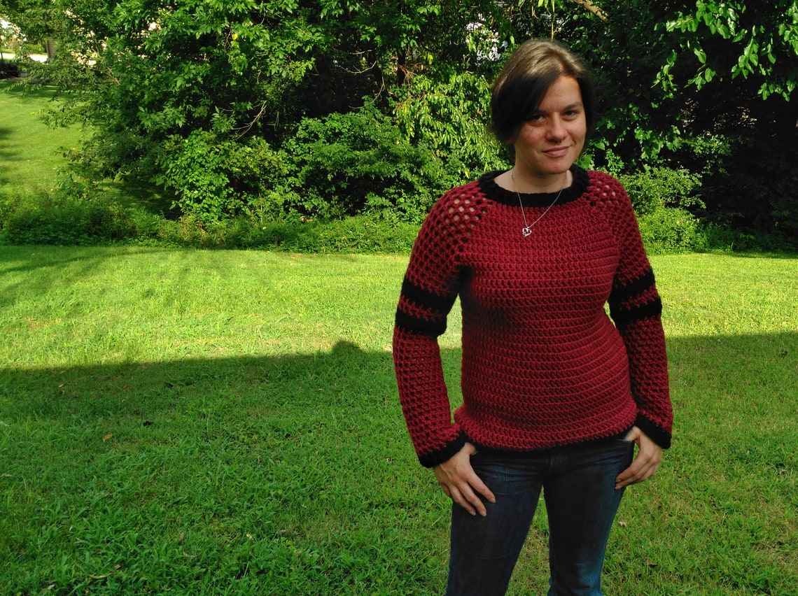 CROCHET PATTERN | Sweater Weather Raglan | Crochet Garment Pattern ...