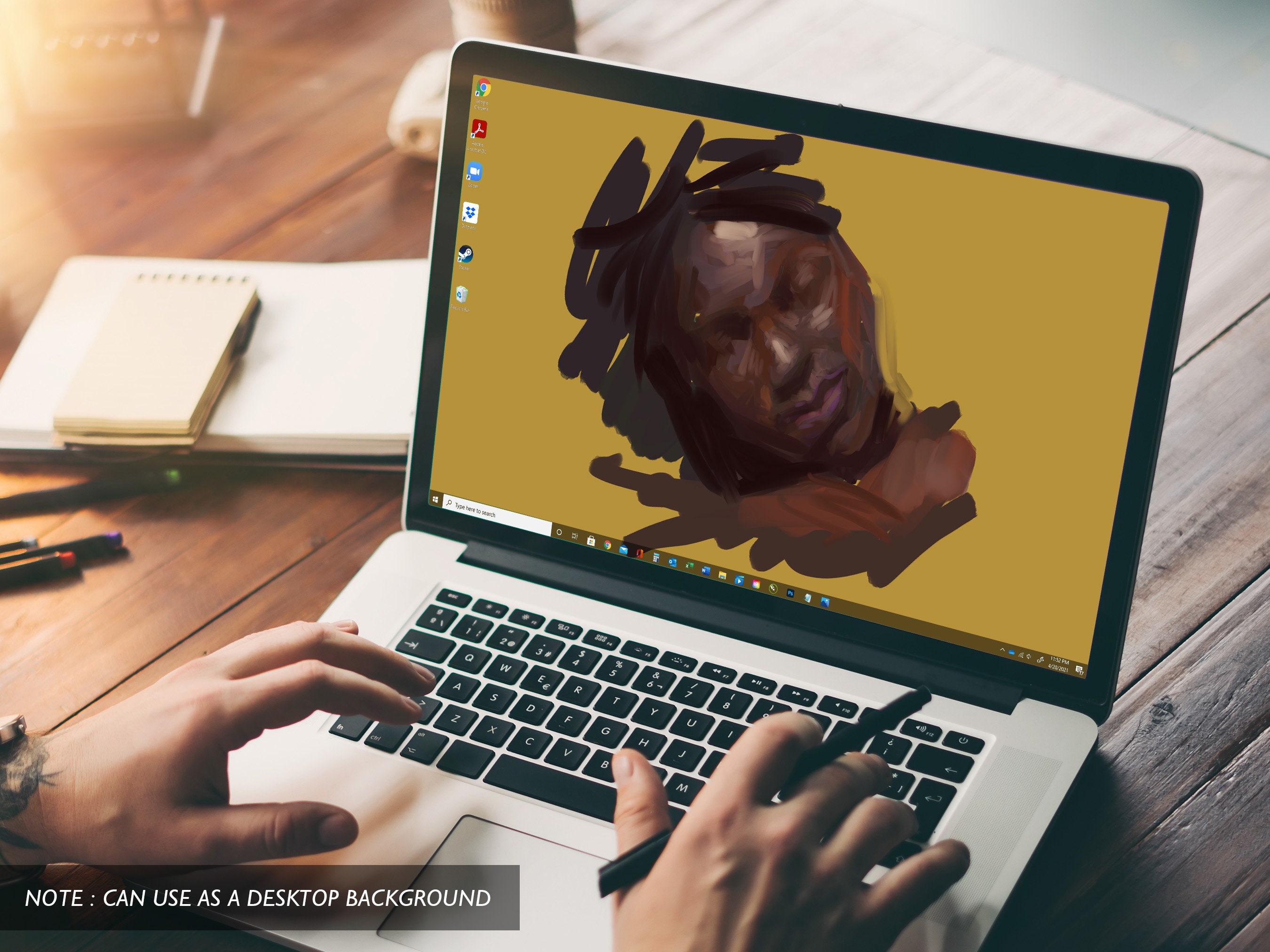 Printable Digital Download, 5 Minute Digital Figure Painting From ...