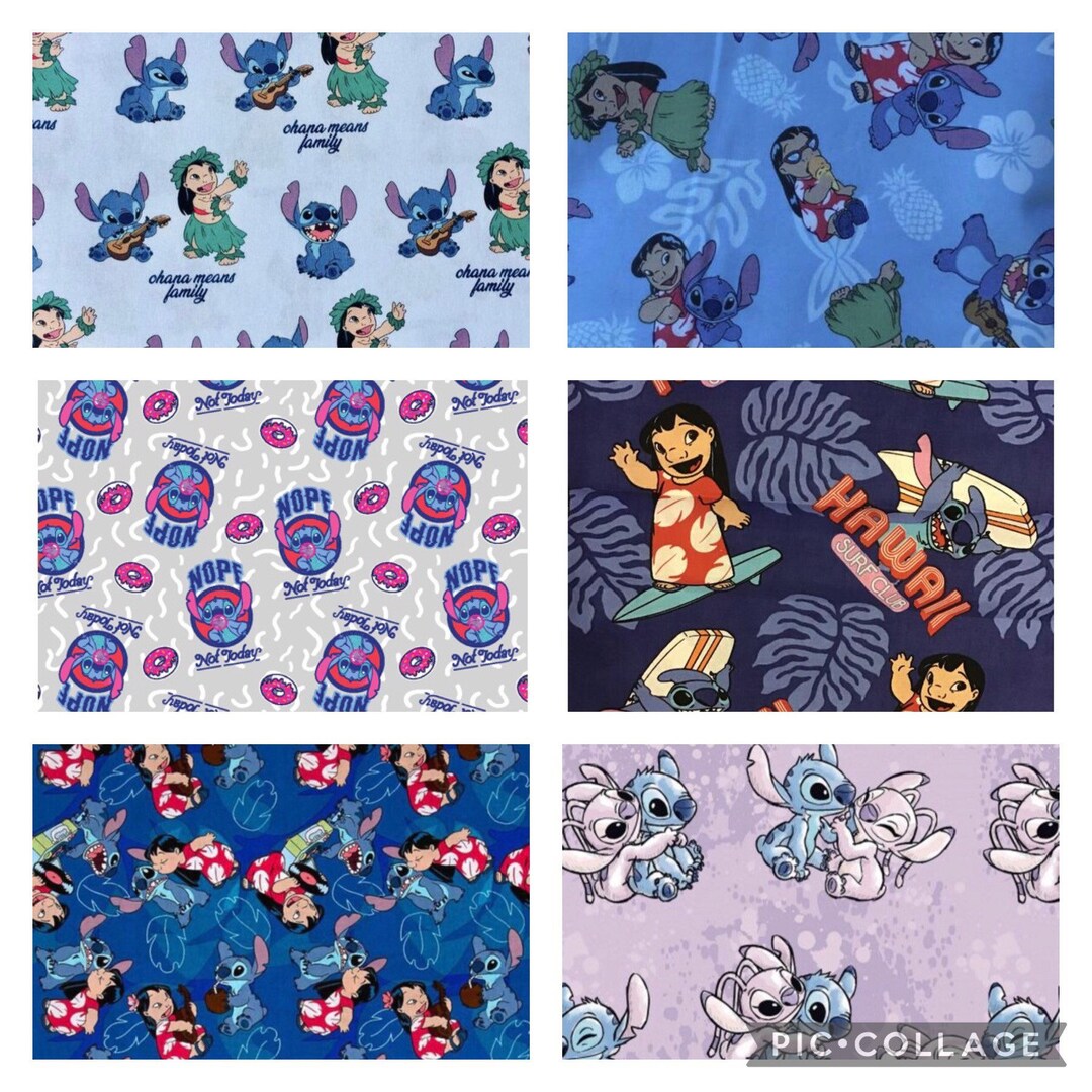 Disney Lilo and Stitch Assorted Fat Quarters - Etsy