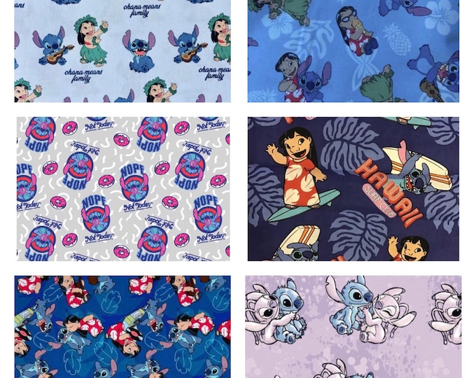 Disney Lilo and Stitch Assorted Fat Quarters - Etsy