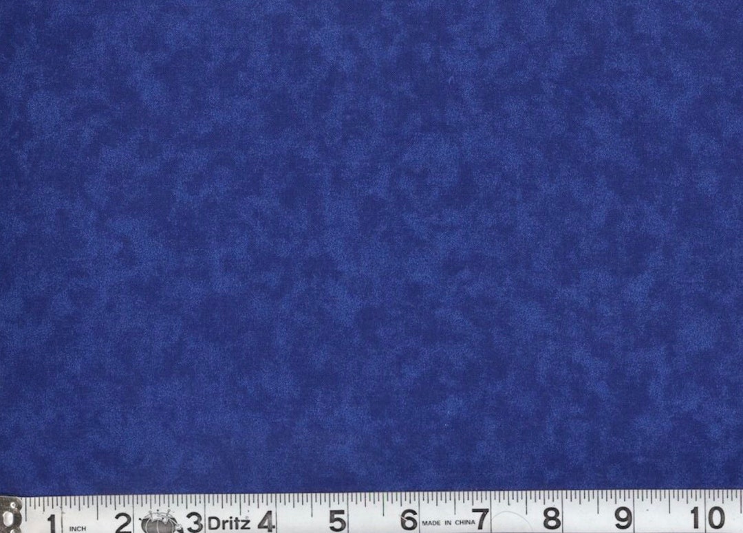 Dark Blue Blender Fabric by the Yard or 1/2 Yard - Etsy
