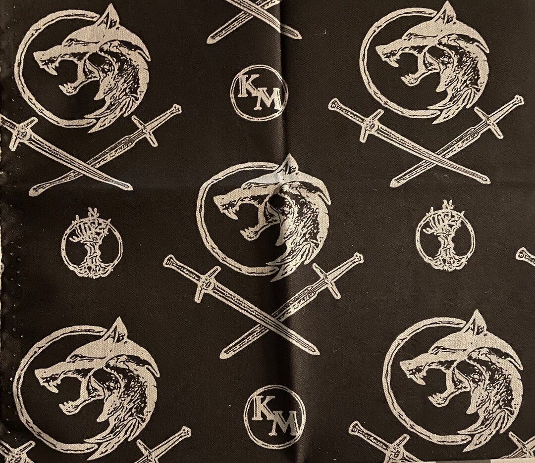 The Witcher Fabric Fat Quarters - Etsy