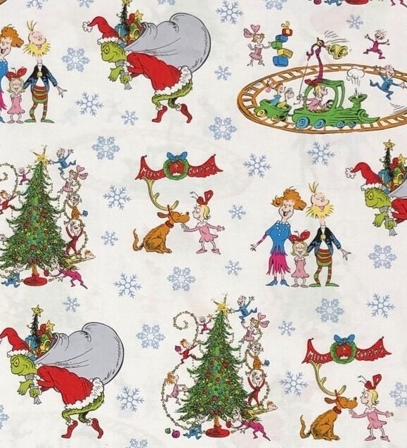 Classic Suess How the Grinch Stole Christmas Merry Grinchmas Red Green ...
