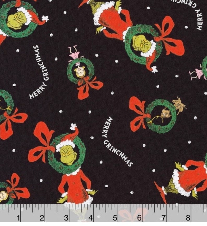 Classic Suess How the Grinch Stole Christmas Merry Grinchmas Red Green ...