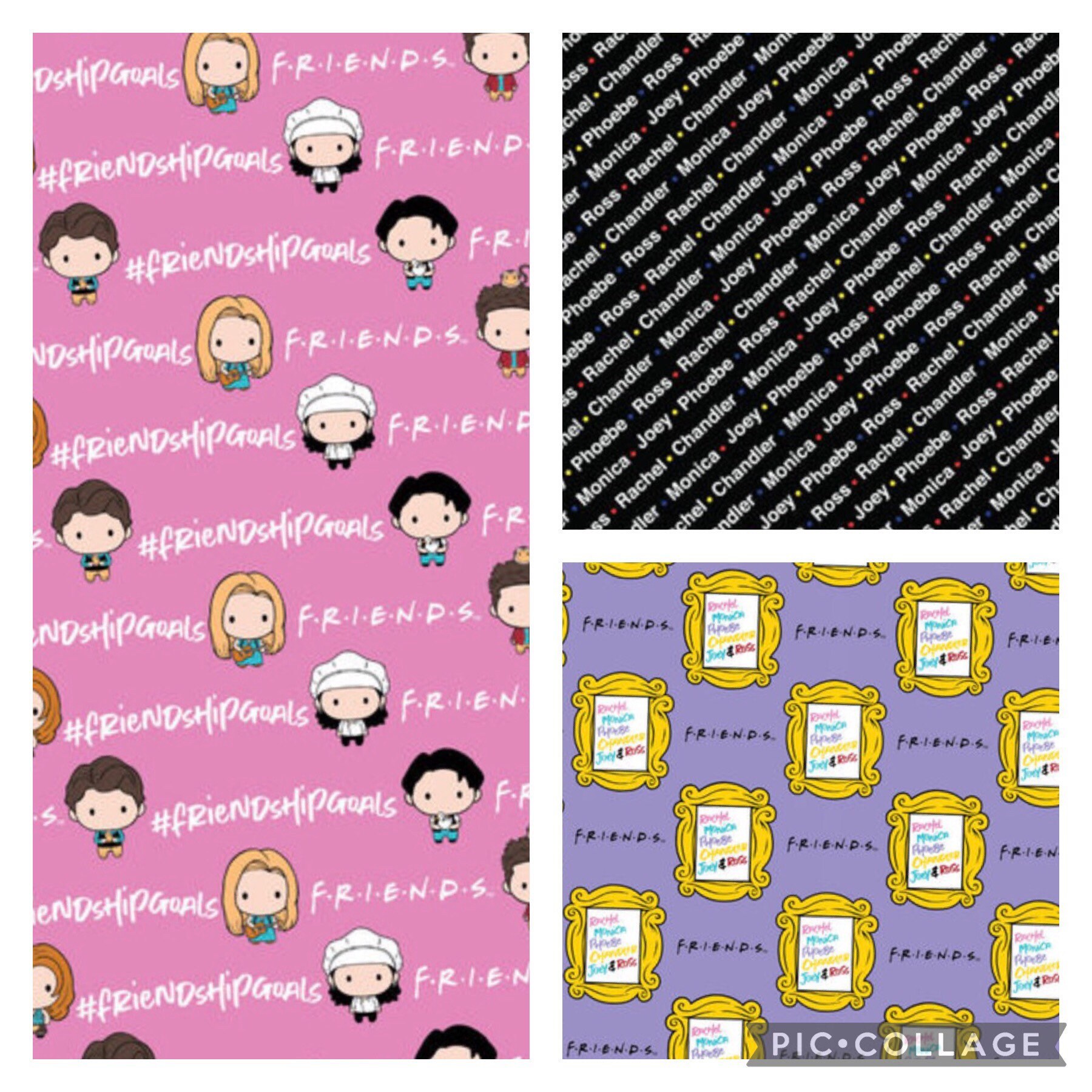 Friends 90 TV Shows Pop Culture Fat Quarter Fabric - Etsy