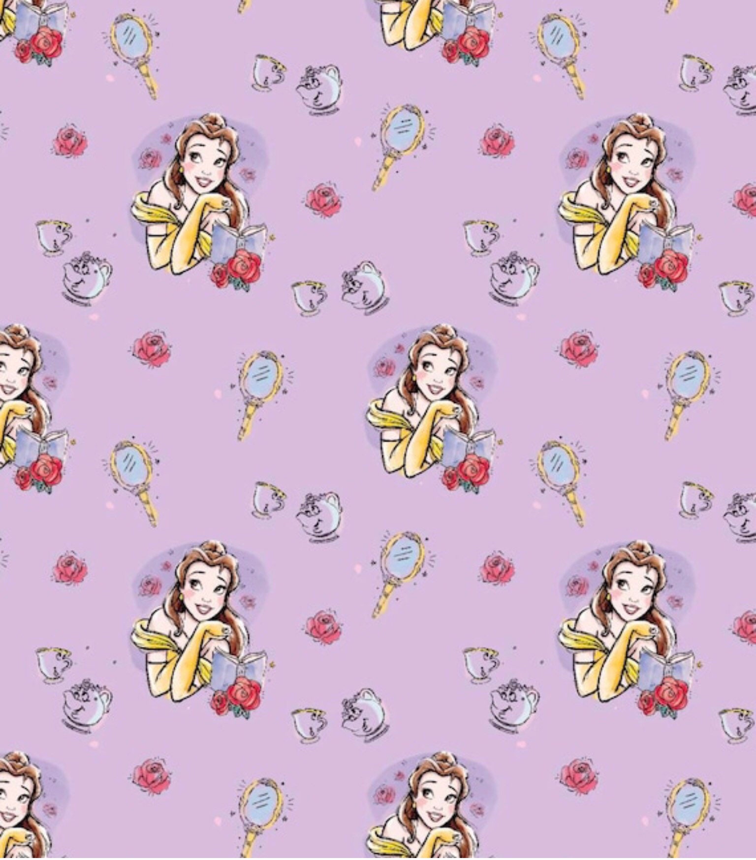 Disney Princess Tinker Belle Frozen Assorted Fat Quarters Belle Ariel ...