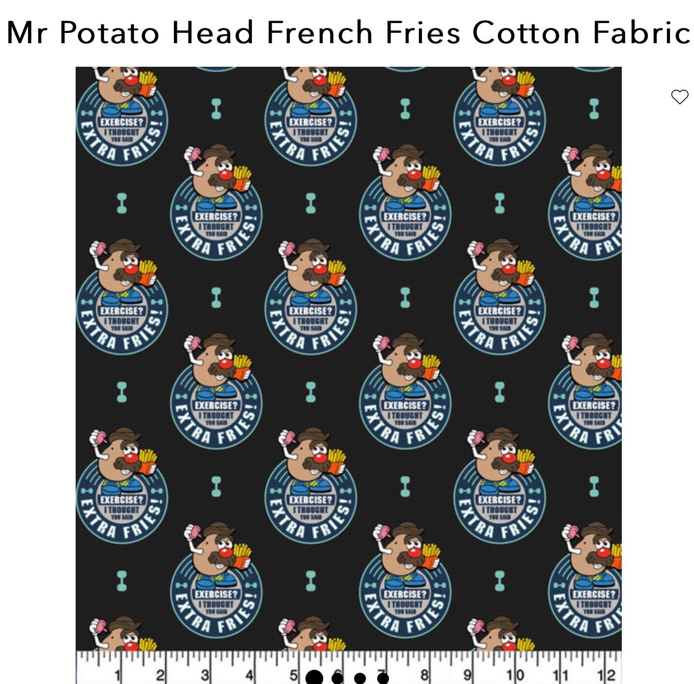 Pop Culture 80s Ghostbusters Rubiks Cube Mr. Potato Head Fat Quarters ...
