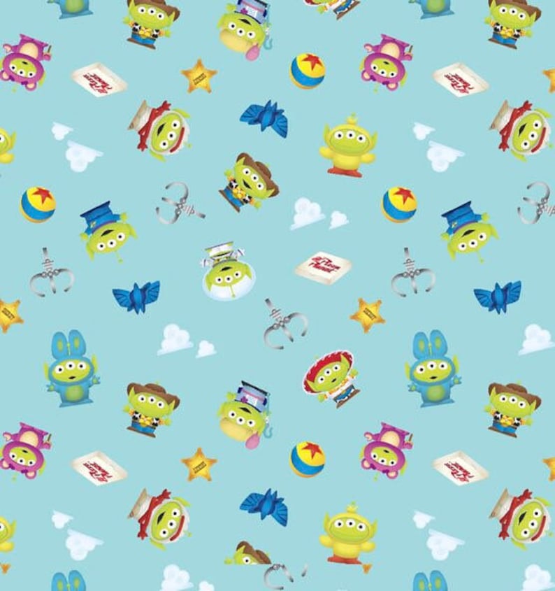 Disney Pixar Toy Story Assorted Fat Quarters | Etsy