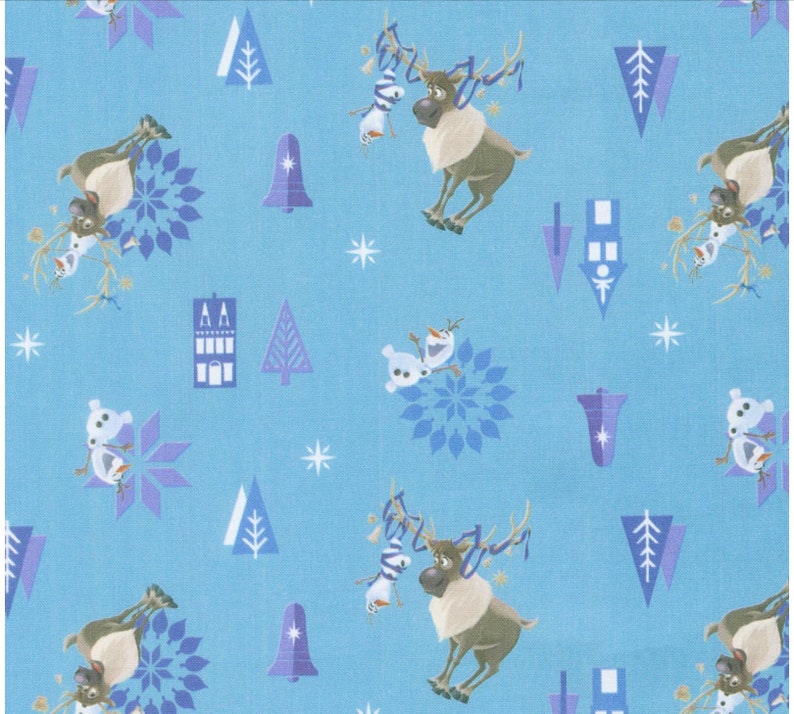 Disney Princess Tinker Belle Frozen Assorted Fat Quarters Belle Ariel ...