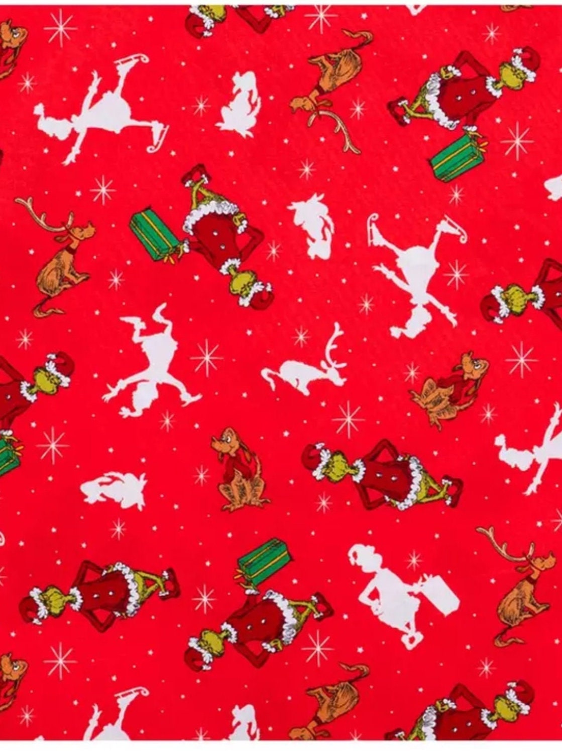 Classic Suess How the Grinch Stole Christmas Merry Grinchmas Red Green ...