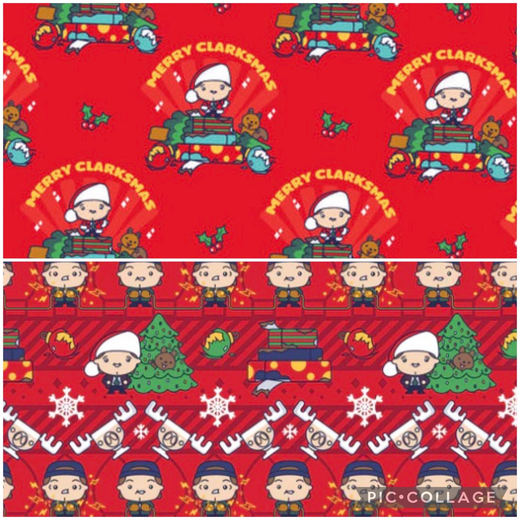 National Lampoons Christmas Vacation Merry Clarksmas Fabric Fat ...