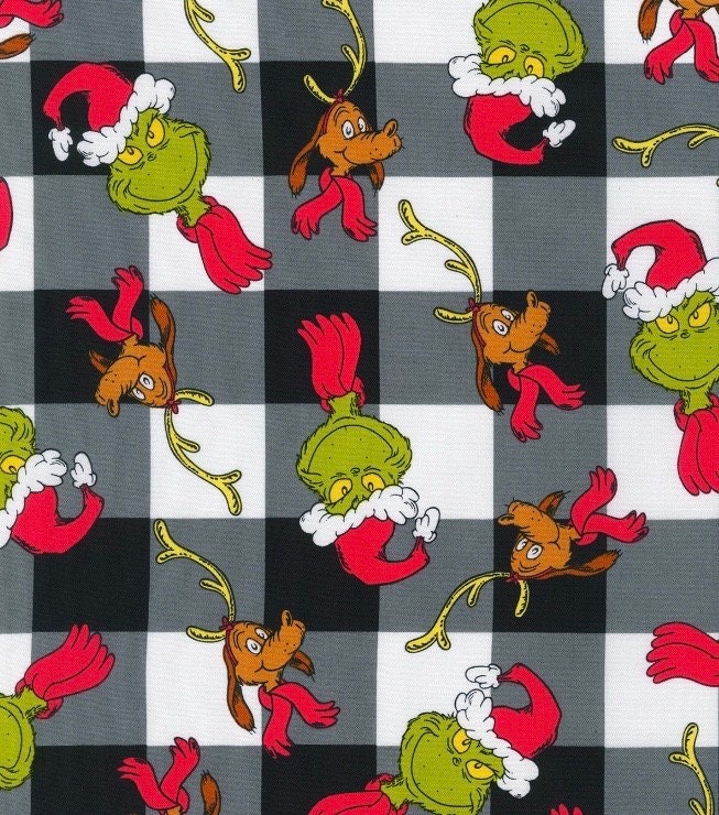 Classic Suess How the Grinch Stole Christmas Merry Grinchmas Red Green ...