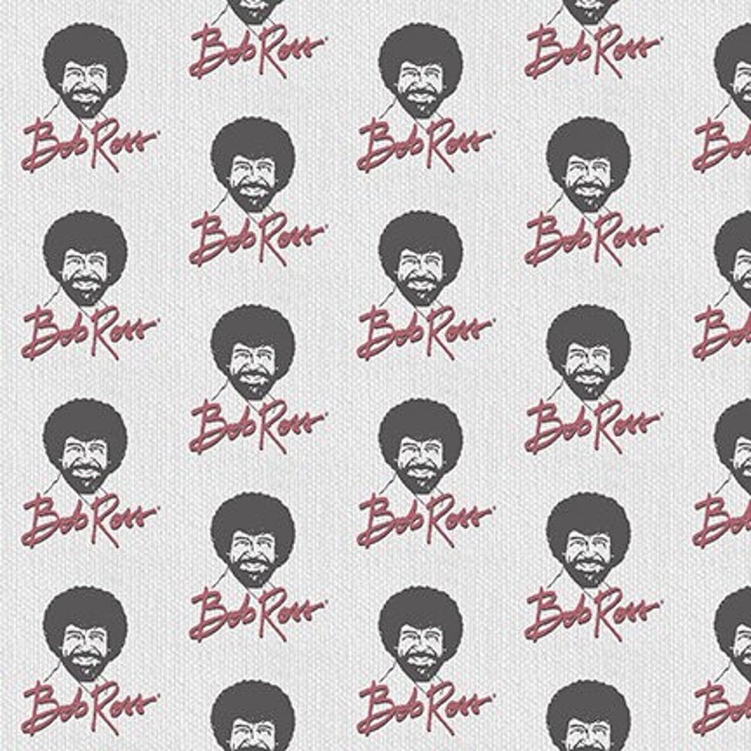 Bob Ross Artist Painting TV Series Fat Quarters - Etsy