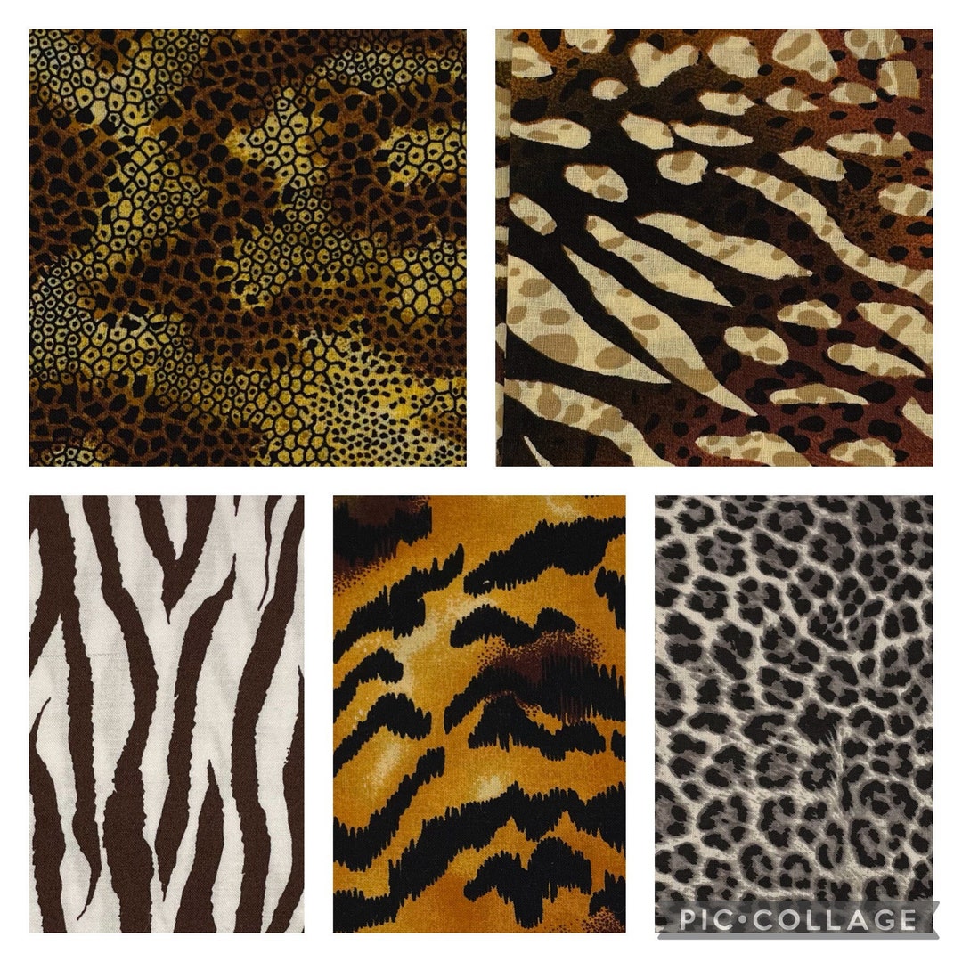 Animal Print Fat Quarters - Etsy