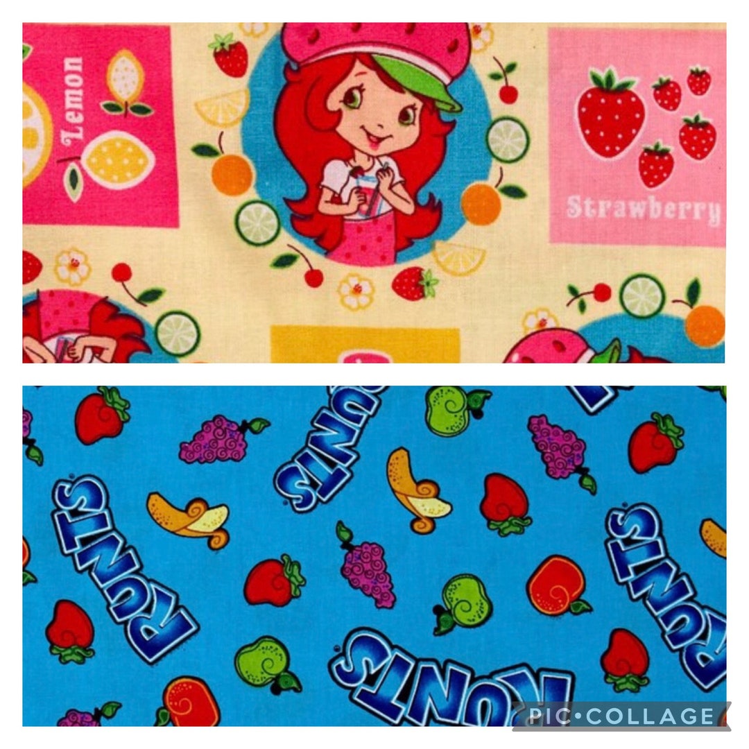 Runts Strawberry Shortcake 90 TV Shows Pop Culture Fat Quarter Fabric ...
