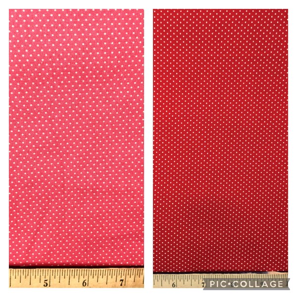 Red Dot Fabric - Etsy