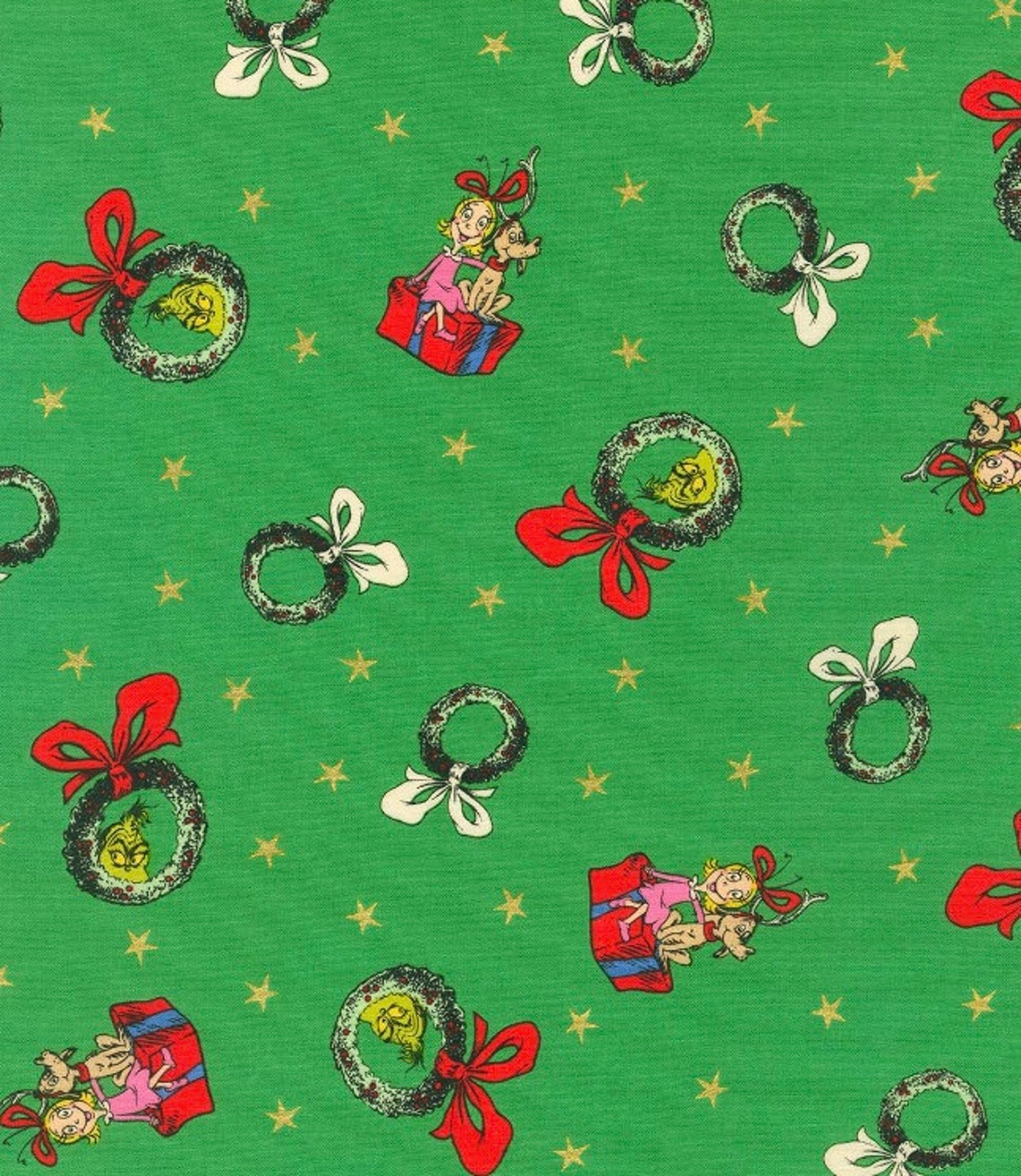 Classic Suess How the Grinch Stole Christmas Merry Grinchmas Red Green ...