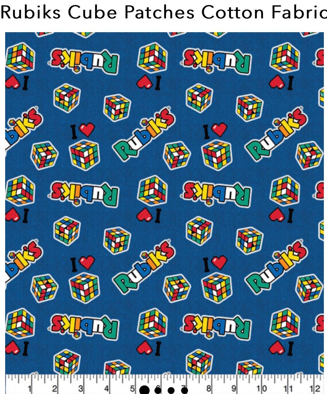 Pop Culture 80s Ghostbusters Rubiks Cube Mr. Potato Head Fat Quarters ...