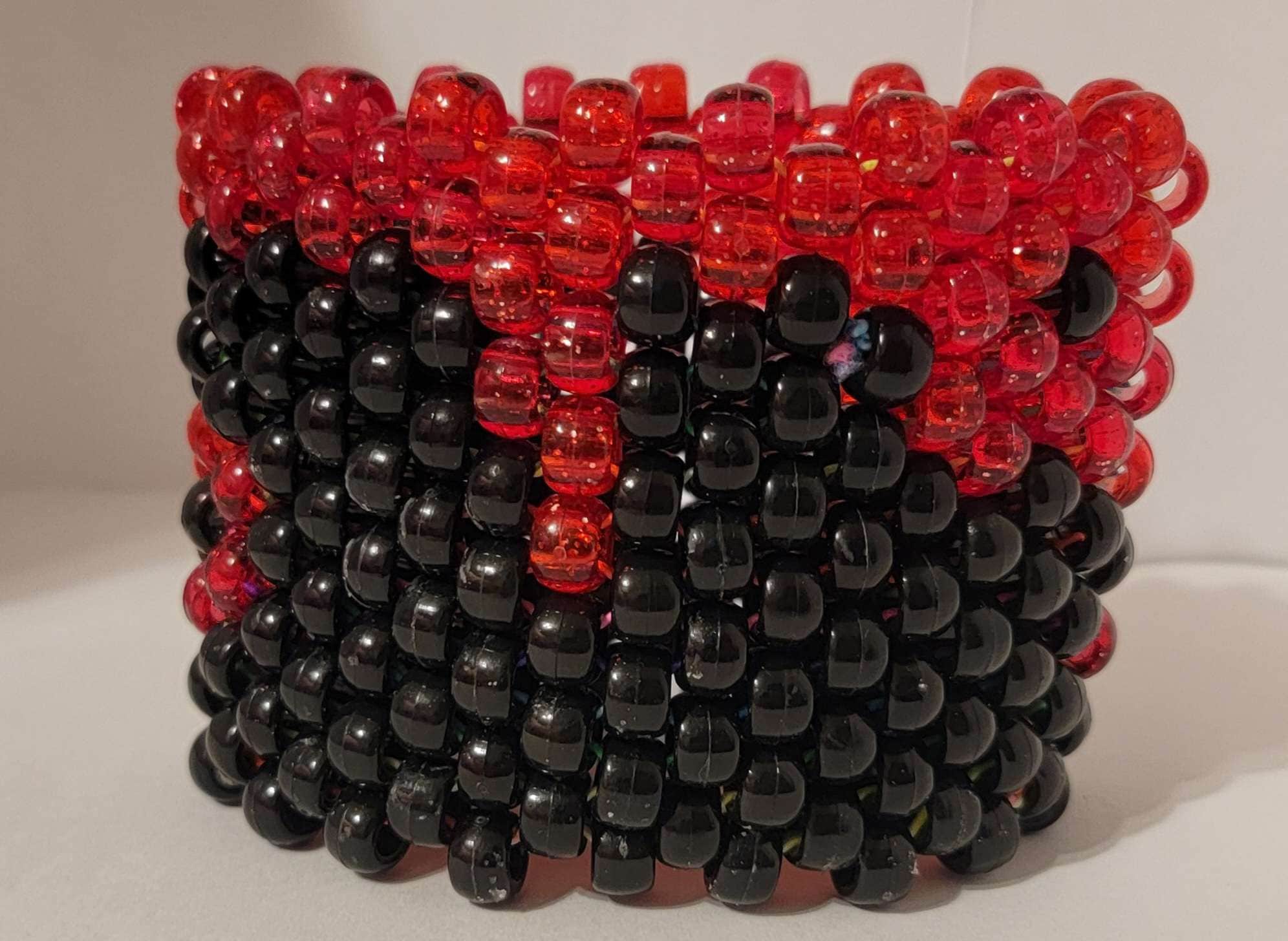 Bloody Drip Heart Kandi Cuff - Etsy