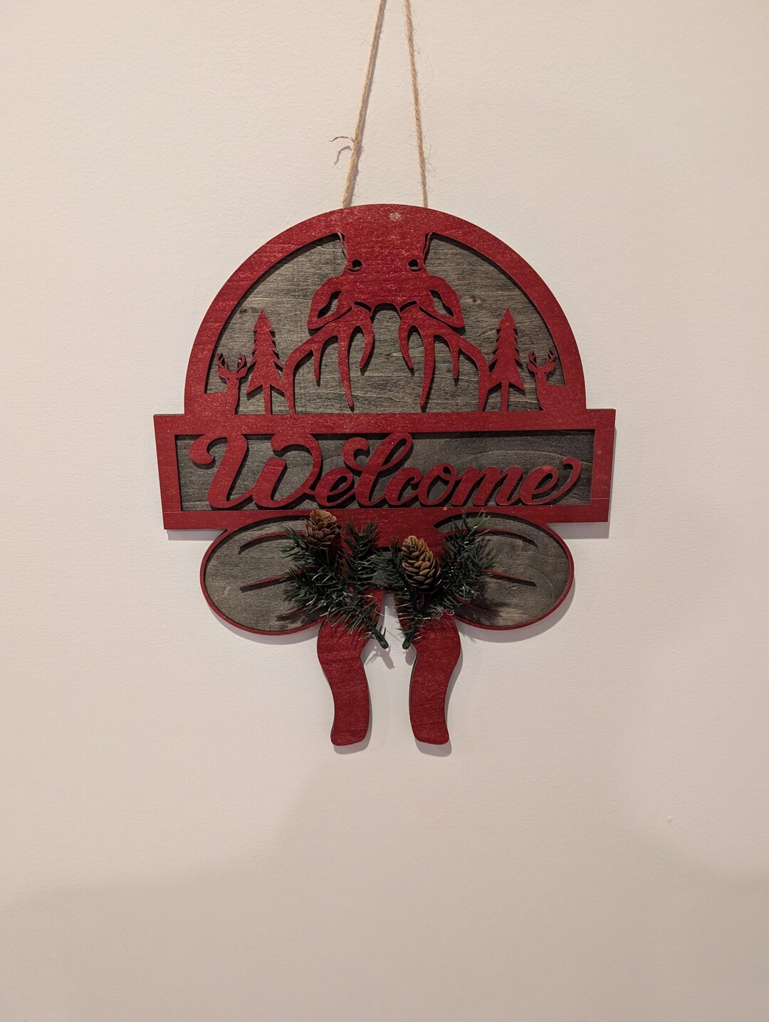 Winter Welcome Sign - Etsy