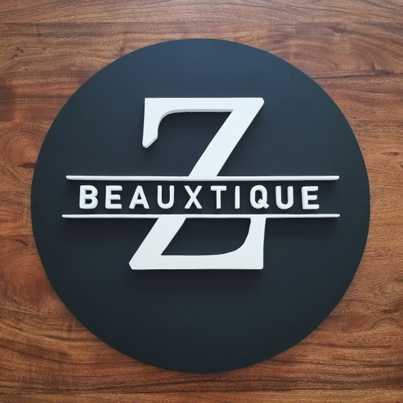 24 Round Custom Boutique Sign Custom Wood Cut Out | Etsy