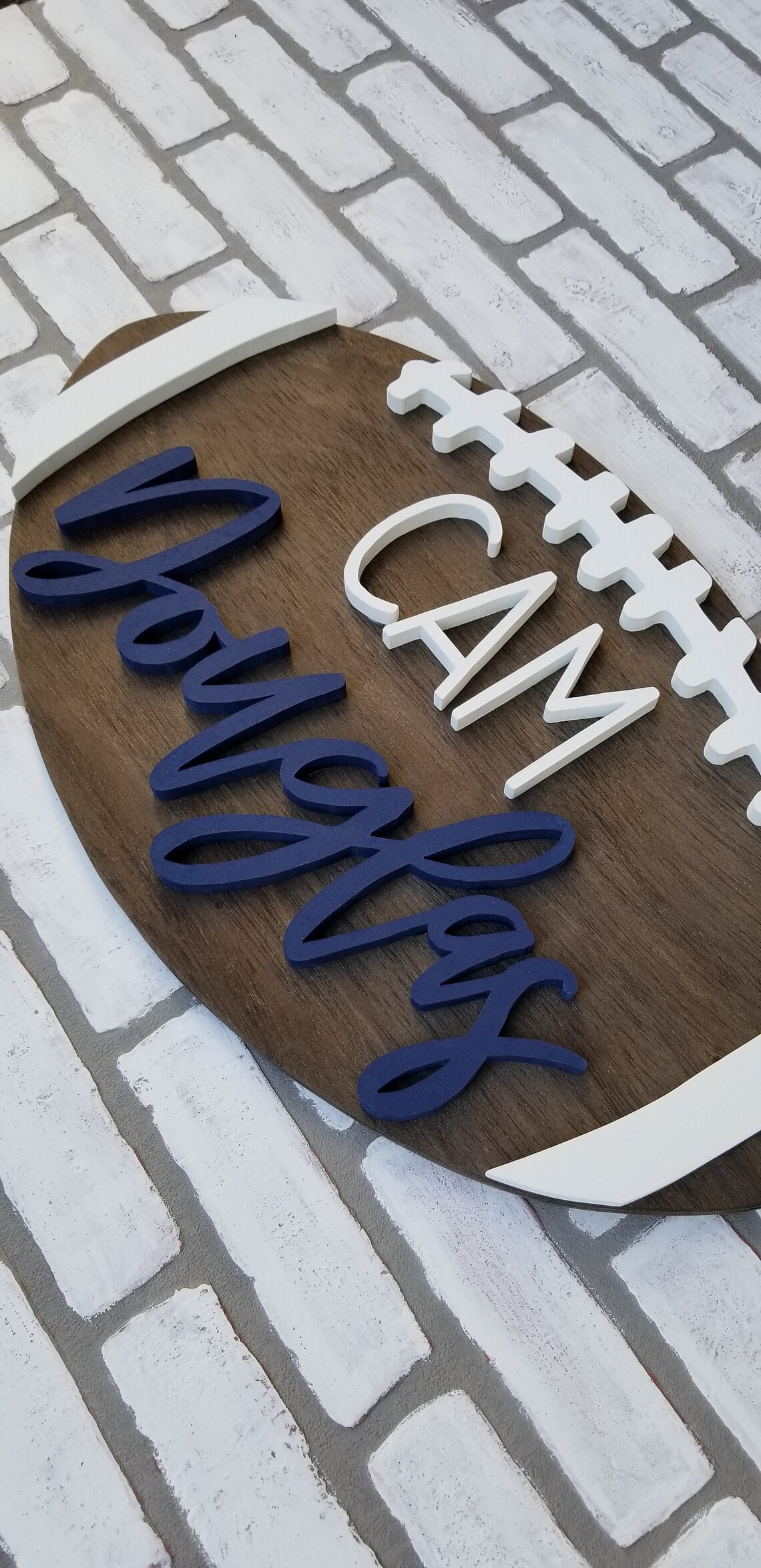 Custom Football Name Sign | 24" Custom Name Sign| Nursery Decor| Wall ...