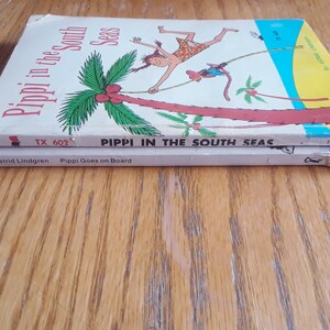 Vintage Pippi Longstocking Books Lot Astrid Lindgren / 50s 70s Children ...