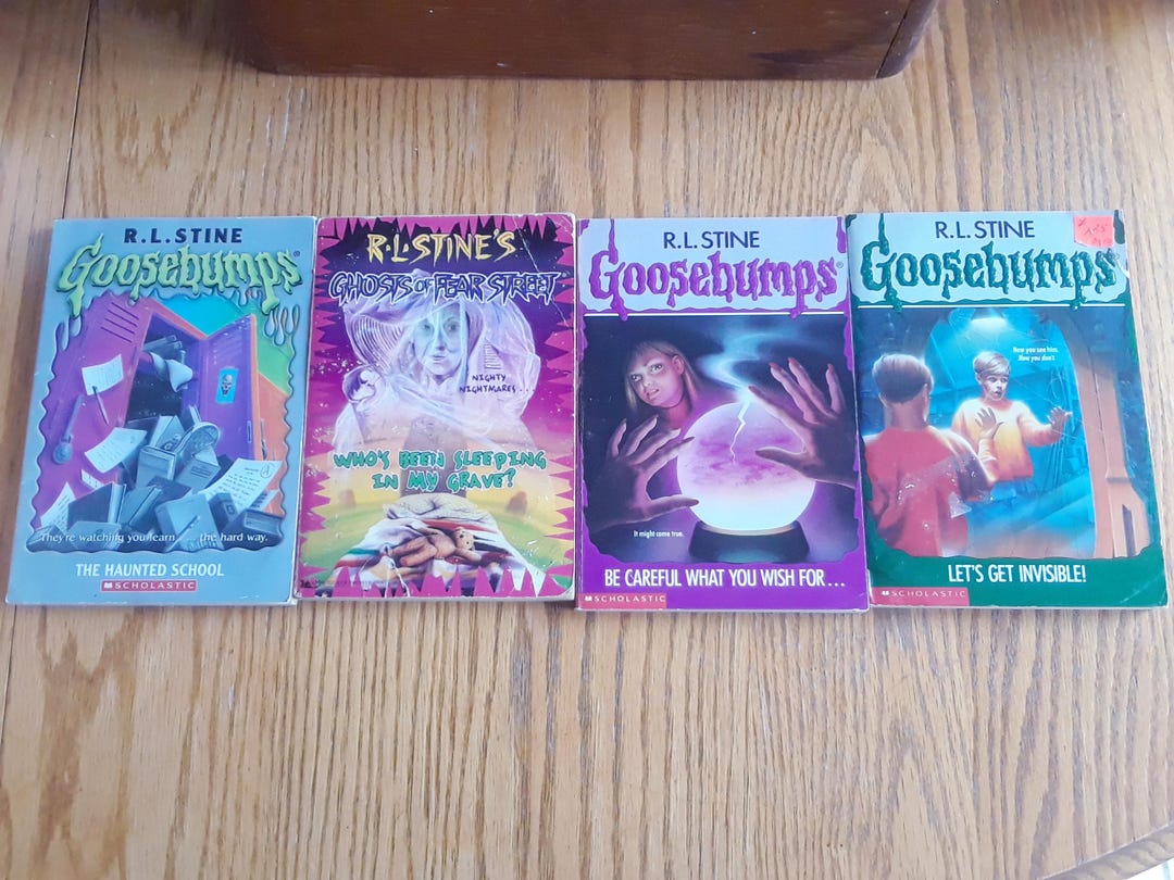 Vintage 90s GOOSEBUMPS Books Lot/ R.L. Stine - Etsy