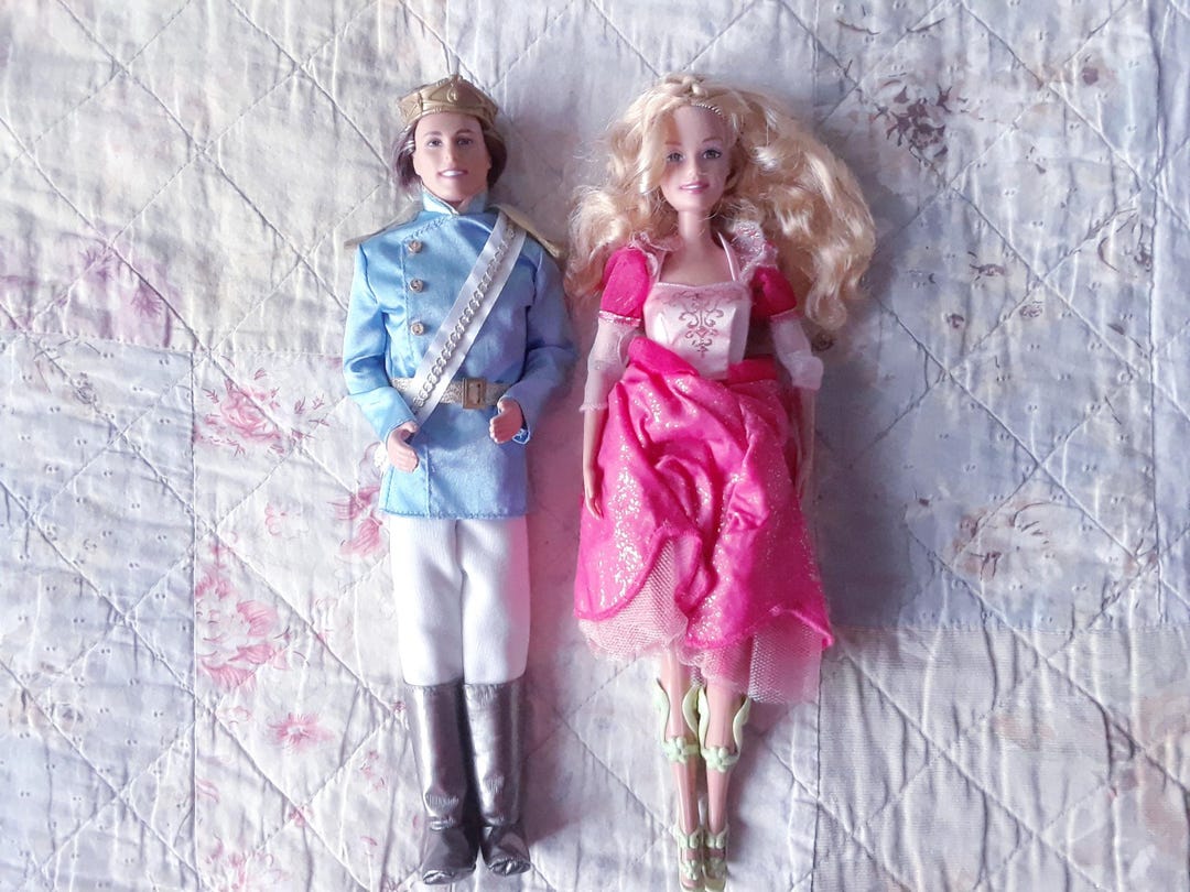 Barbie Princess Genevieve + Ken as the Fairytale Prince 2003 Mattel Dolls Lot / Barbie and the ...