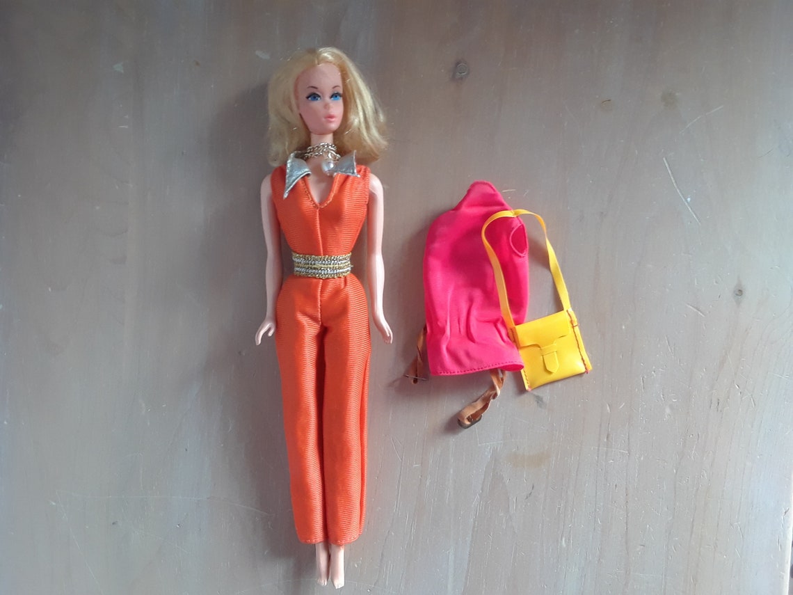 1970s Walk Lively Barbie / 70s Mattel Doll / 1182 | Etsy