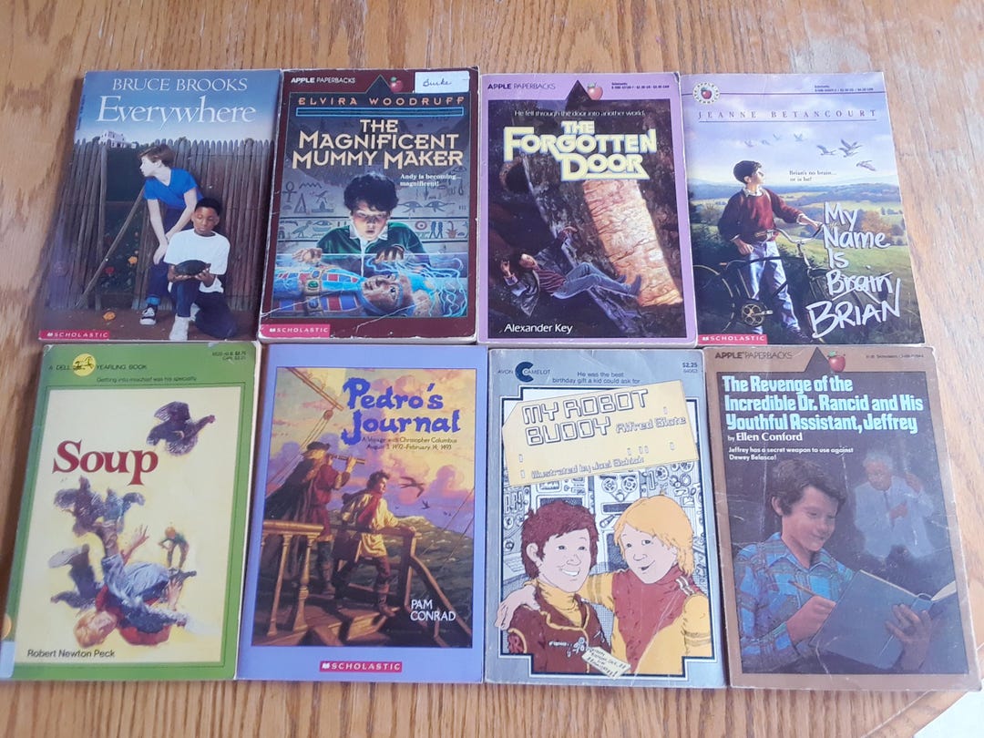 Vintage 80s 90s Chapter Books Lot for Boys / YA Paperbacks - Etsy