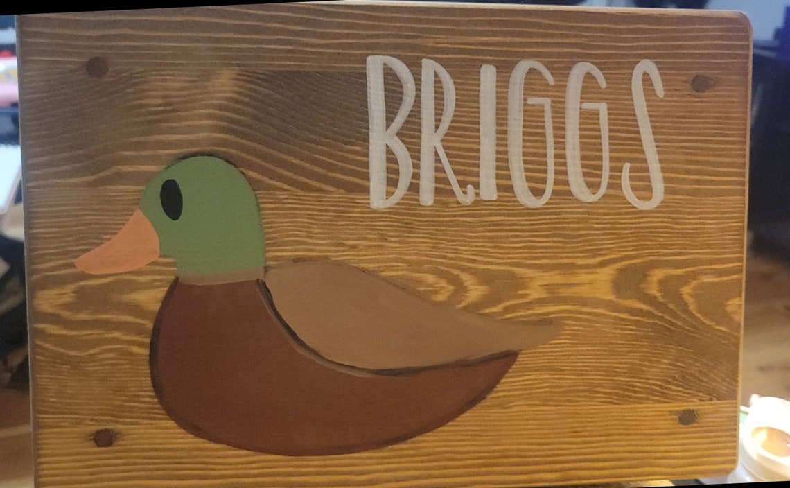 Custom Hand Painted Wooden Step Stool - Etsy