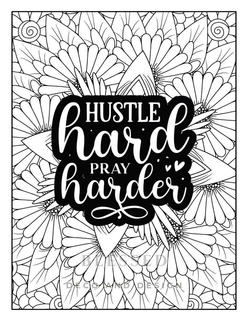 Christian Quotes Coloring Pages, Bible Coloring Book, Jesus Coloring ...