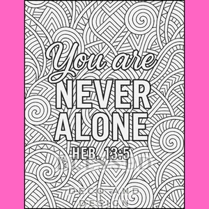 Bible Verse Zentangle Coloring Pages | Christian Coloring Sheets ...