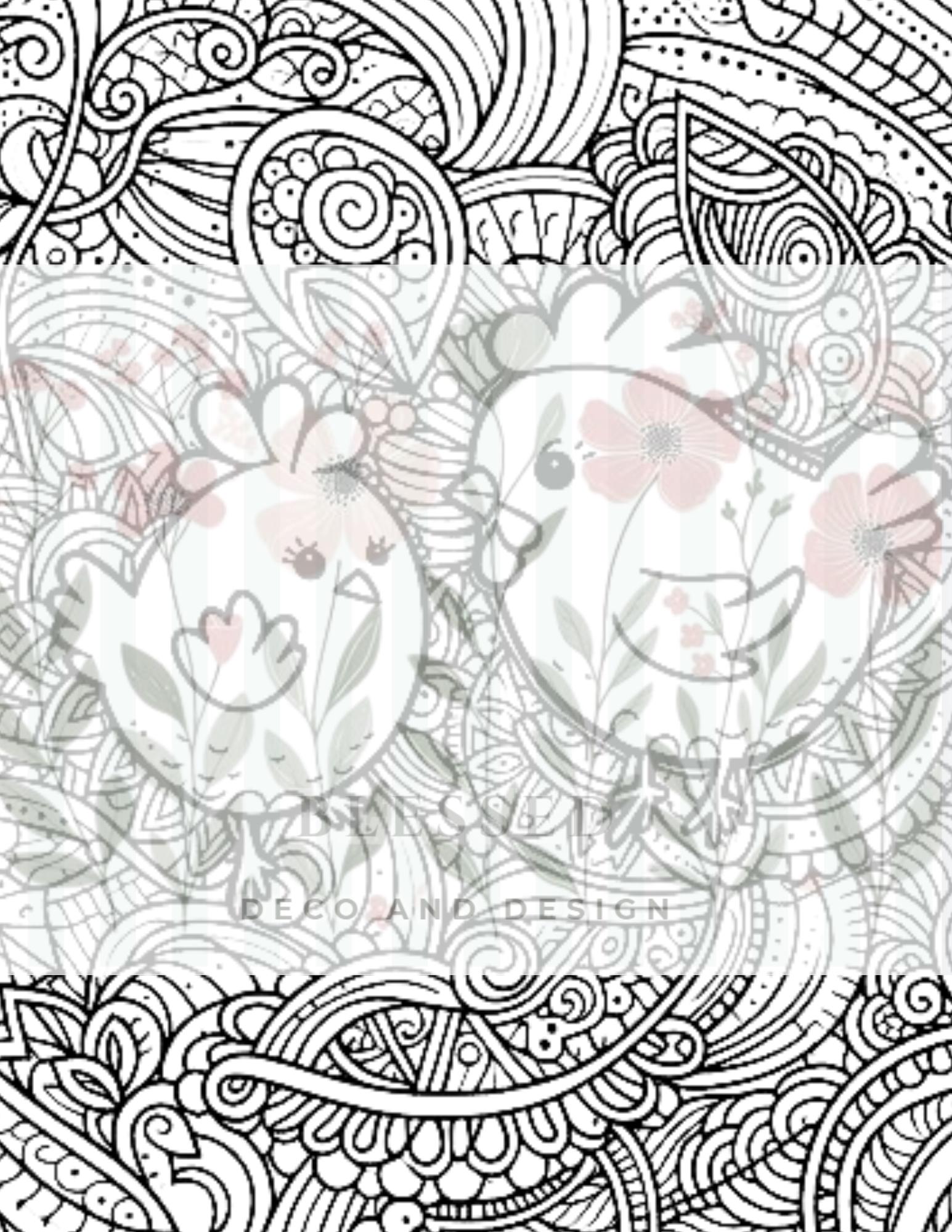 Zentangle Cute Farm Animals Printable Coloring Pages | Older Kids ...