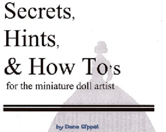 1:12 Visual Mini Doll Dressing Made Easy EVE Tutorial by | Etsy