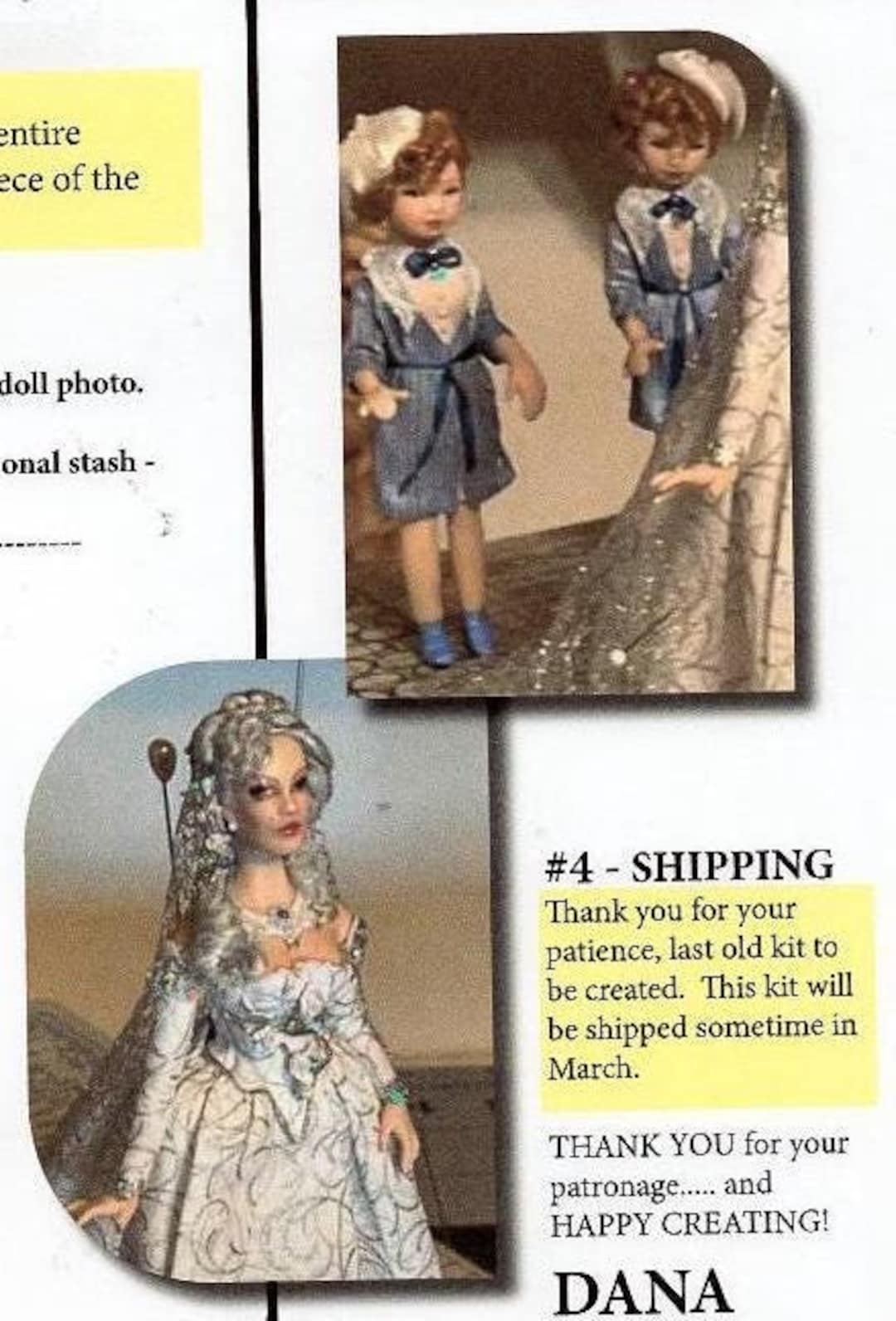 1:12 Visual Mini Doll Dressing Made Easy MIDNIGHT TRYST ~ Tutorial by ...