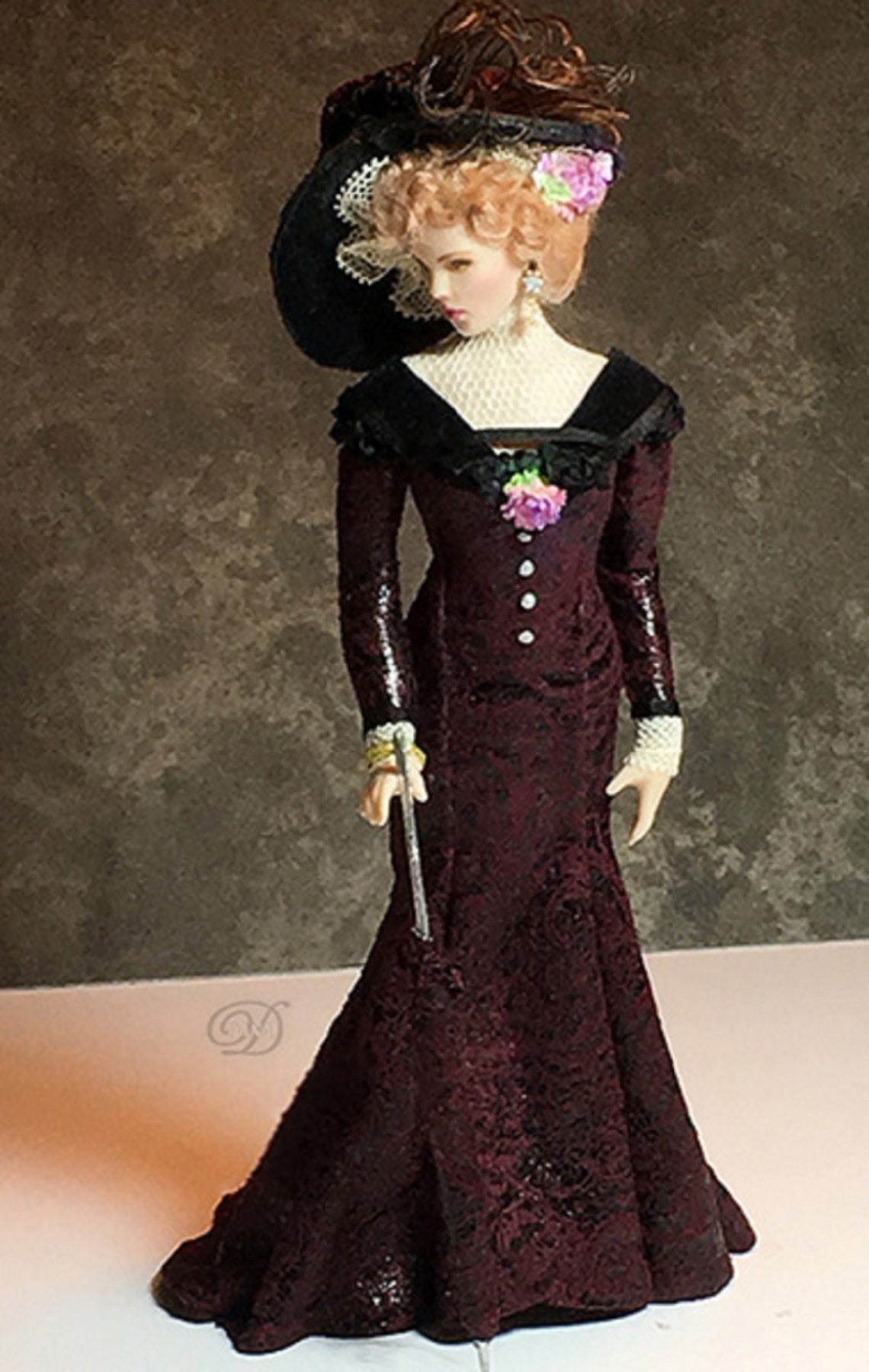 1:12 Visual Mini Doll Dressing Made Easy BLACK ROSE TUTORIAL | Etsy