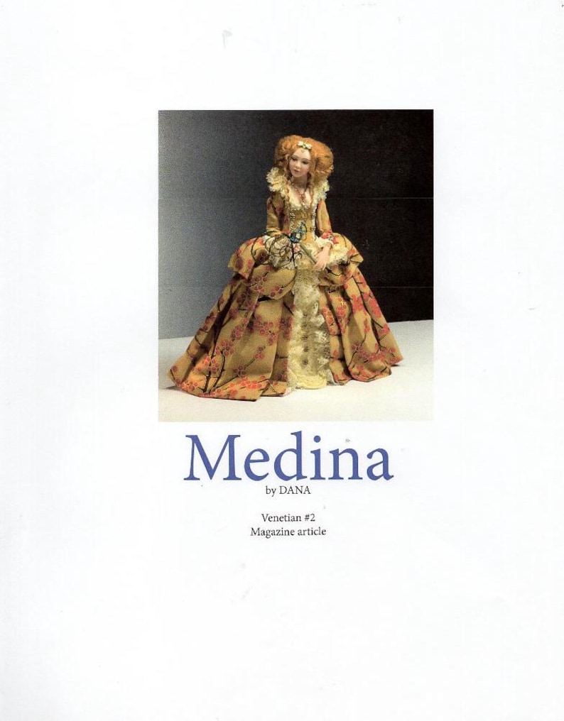 1:12 Visual Mini Doll Dressing Made Easy MEDINA ~ Tutorial by Dana ...