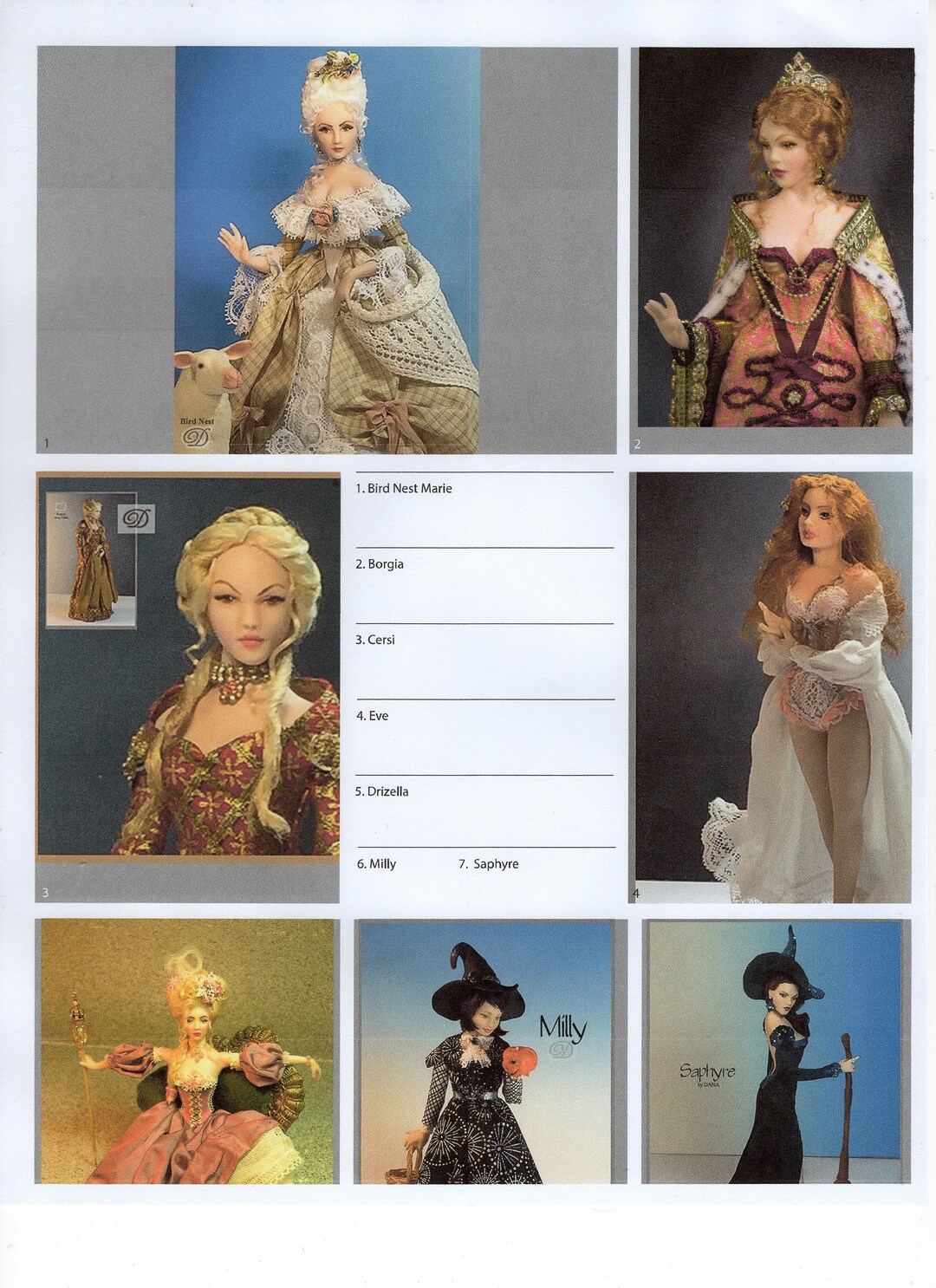 1:12 Visual Mini Doll Dressing Made Easy ~mini Doll Accessory Ideas ...