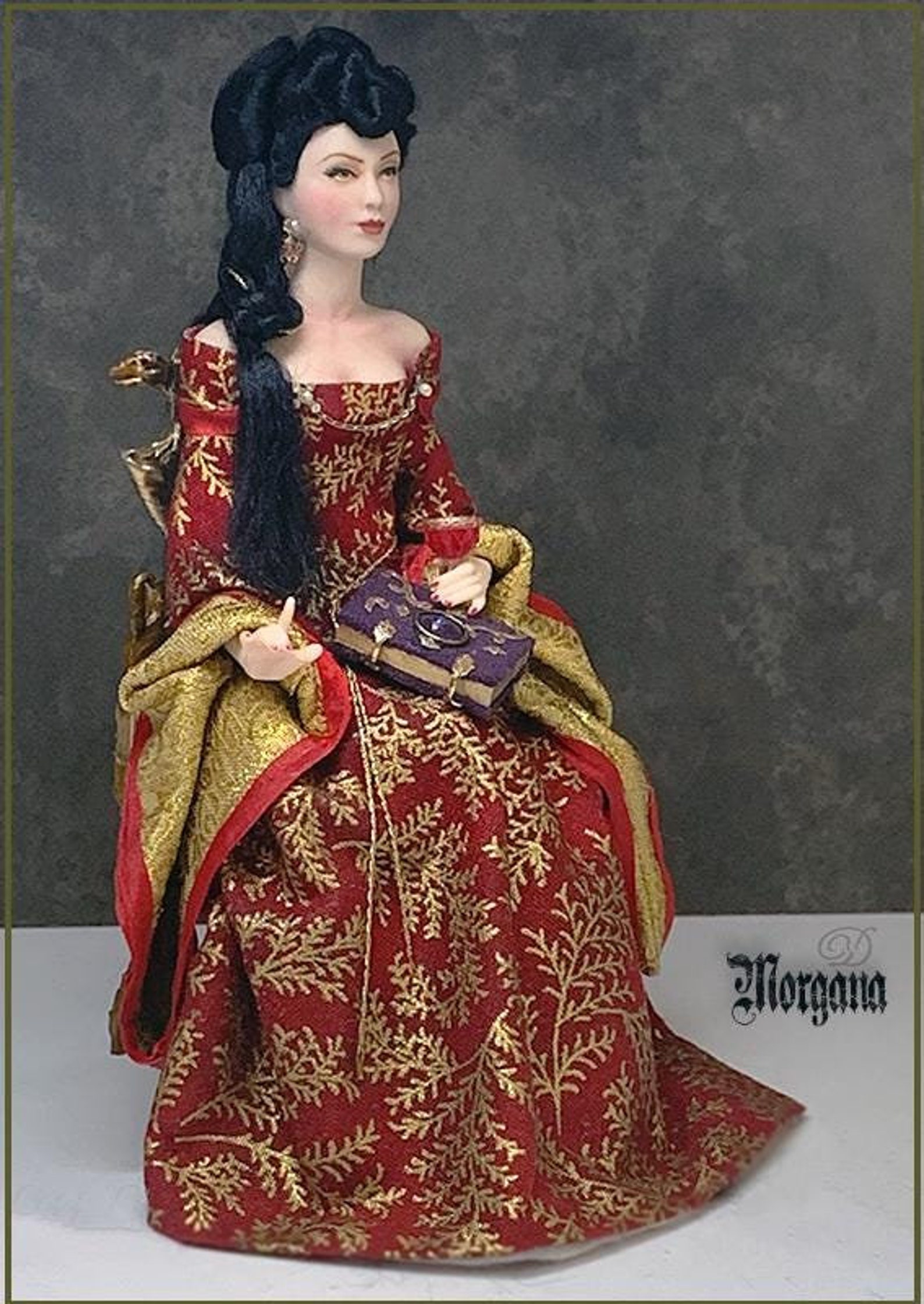 1:12 Visual Mini Doll Dressing Made Easy MORGANA ~ Tutorial by Dana ...