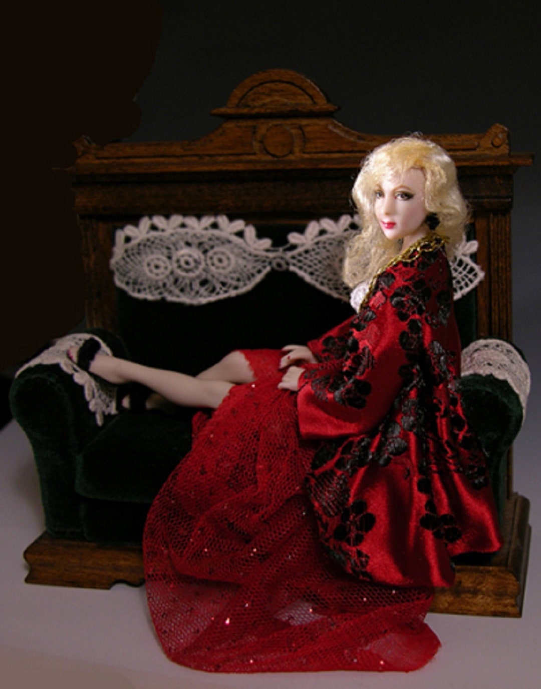 1:12 Mini Doll Dressing Made Easy Miniature ALEXA CHANNING Pattern ...